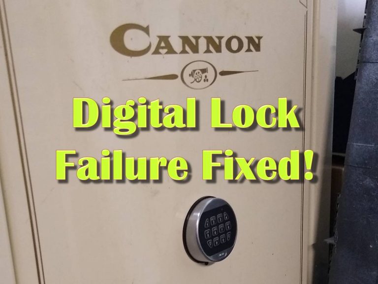 Cannon Digital Gun Safe Fail Fixed! Locked Out! Don't Drill! - Extreme DIY